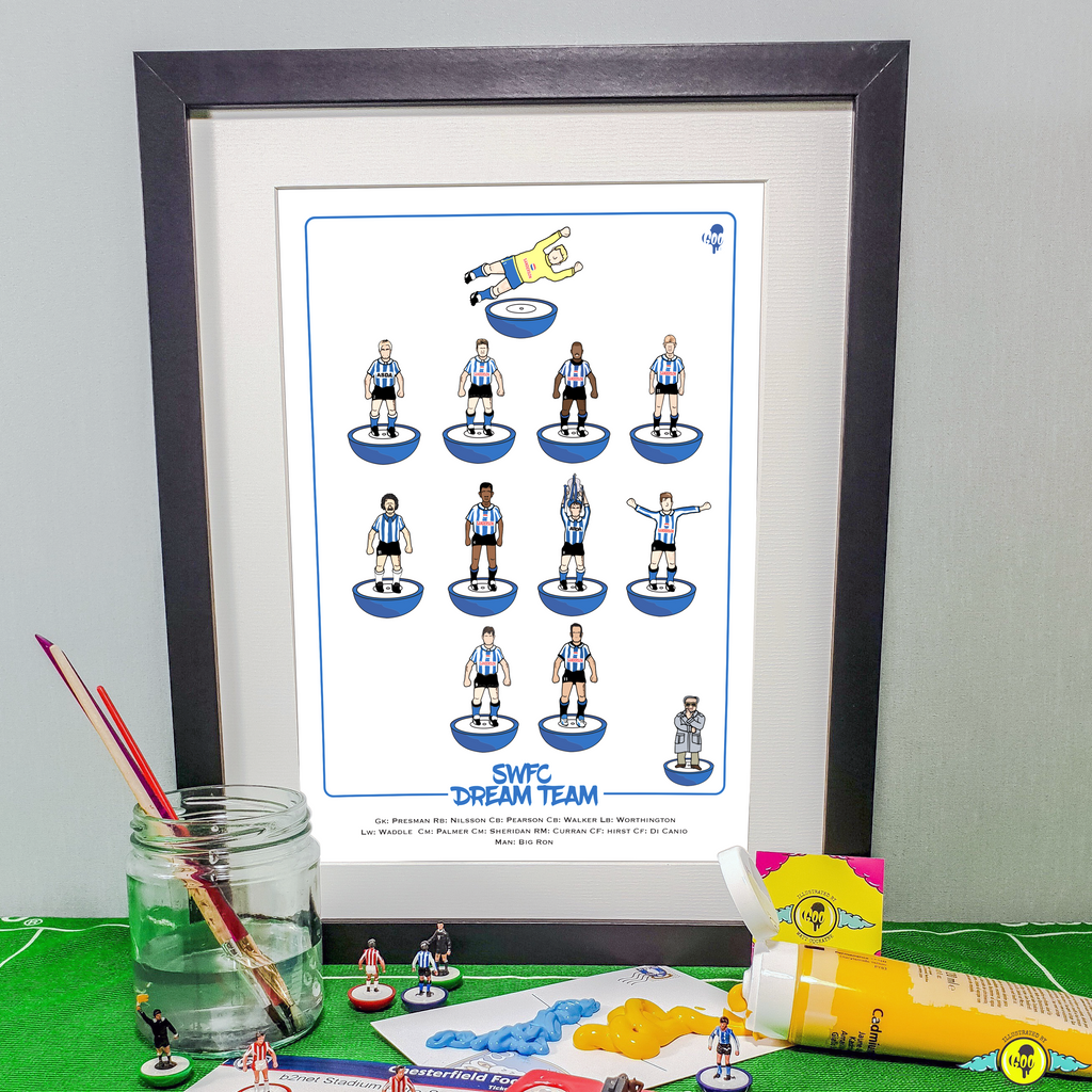 Football Art & Personalised Prints – Matt Cockayne Illustration